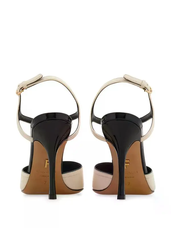 FERRAGAMO 95mm Contrasting-inlays Pumps