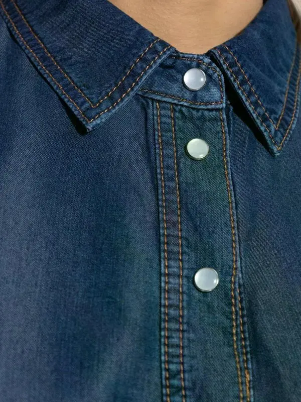 Munthe Denim Belted Blouse