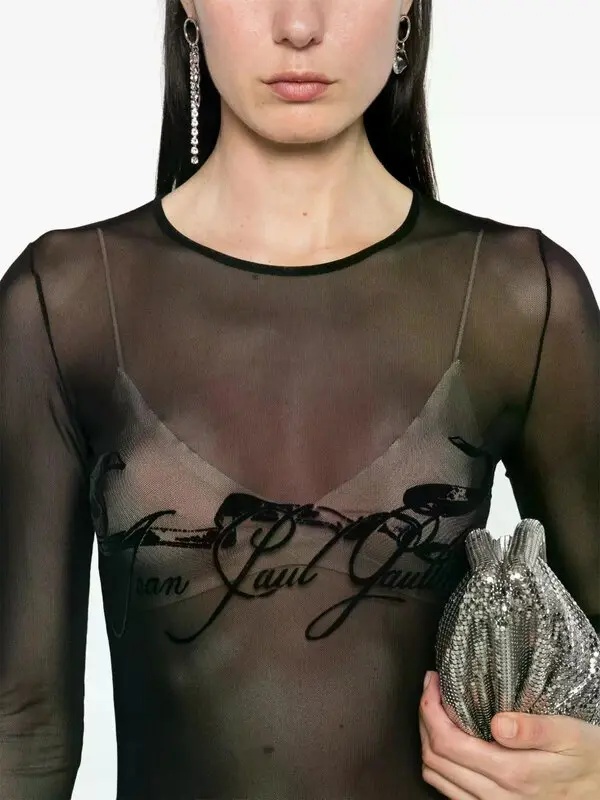 JEAN PAUL GAULTIER Tattoo Ruban Top