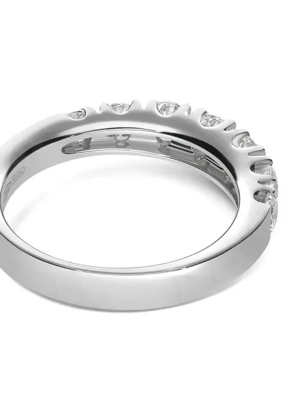 LEO PIZZO 18kt White Gold Diamond Band Ring