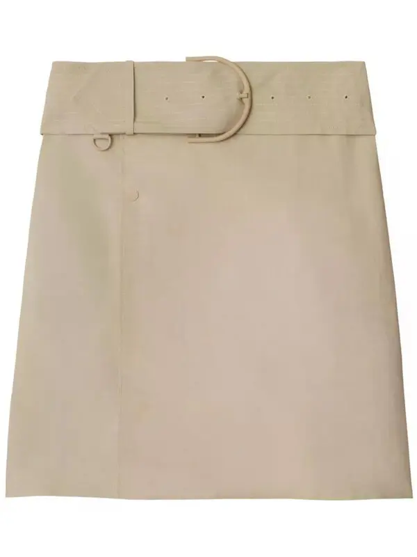 Burberry Canvas Wrap Skirt