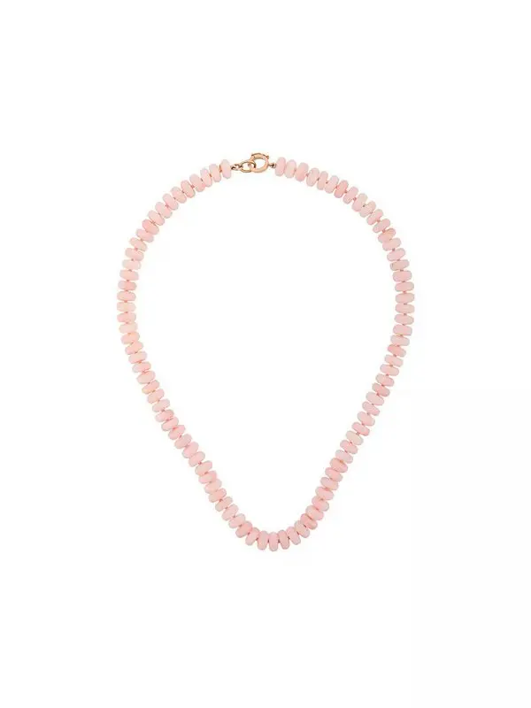 Irene Neuwirth 18kt Rose Gold Opal Beaded Necklace - Pink