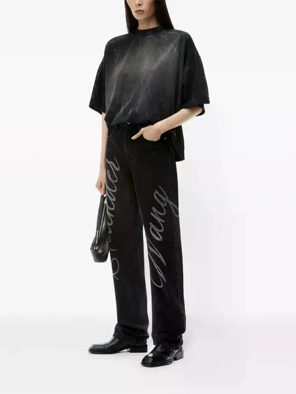 Alexander Wang Ez Logo-embellished Jeans
