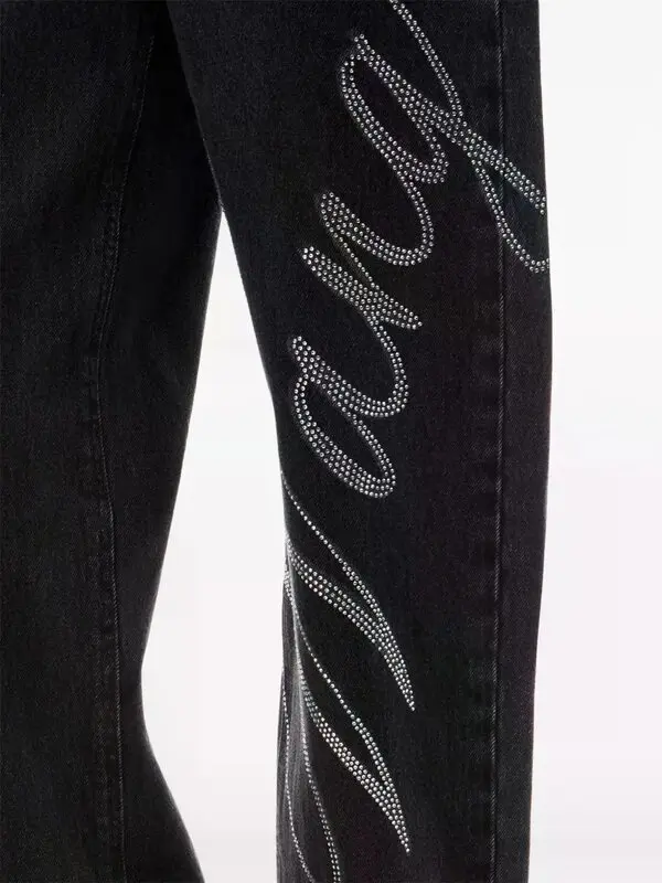 Alexander Wang Ez Logo-embellished Jeans