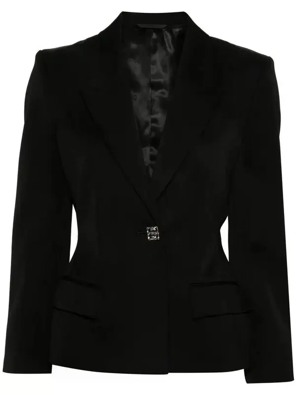Givenchy 4g Liquid-button Wool Blazer
