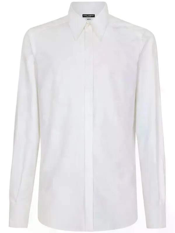 Dolce & Gabbana Martini-fit Jacquard Shirt