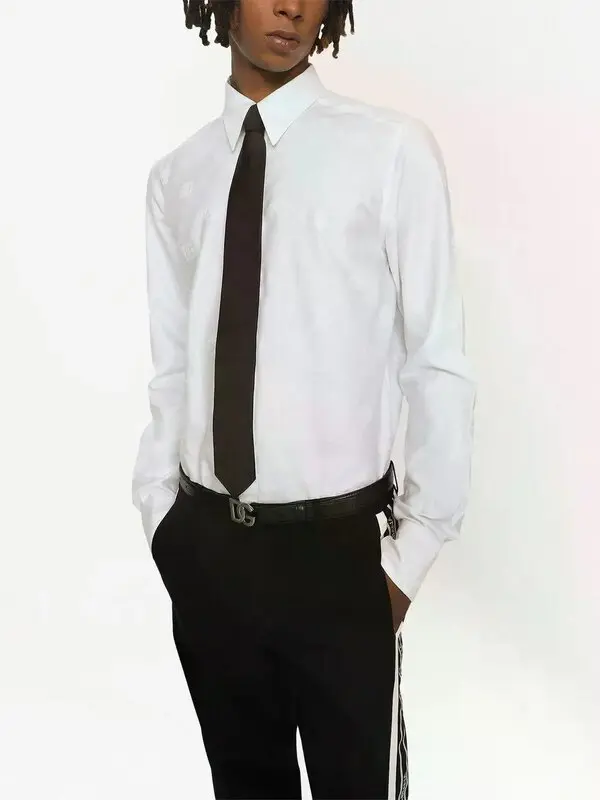 Dolce & Gabbana Martini-fit Jacquard Shirt