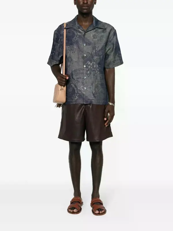 Etro Patterned-jacquard Shirt