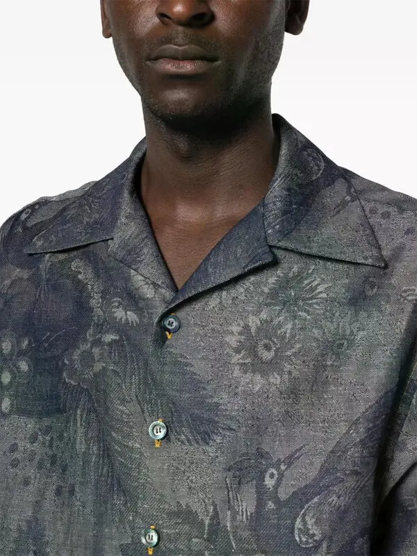 Etro Patterned-jacquard Shirt