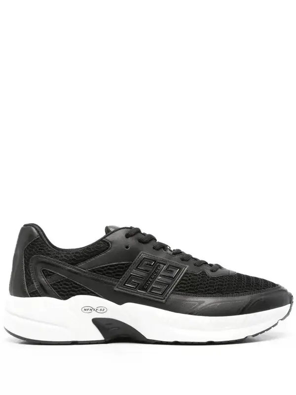 Givenchy Nfnty-52 Leather Sneakers - Black