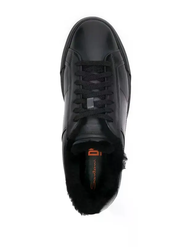 Santoni Leather Sneakers