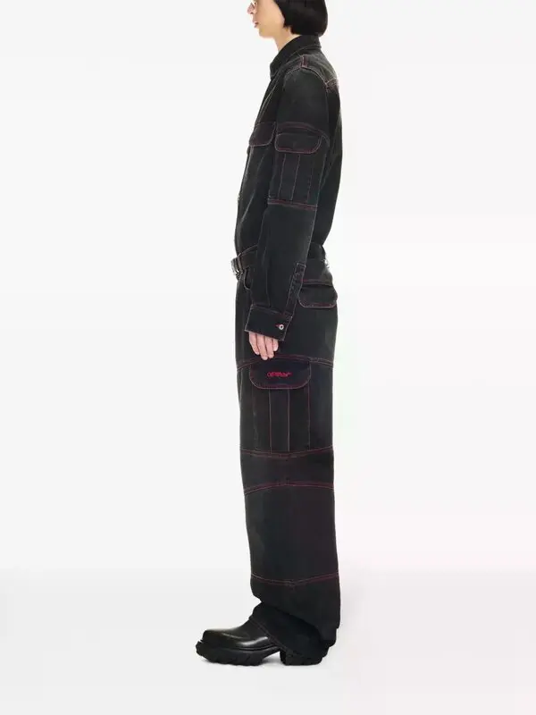 Off-White Script Samurai Straight Jeans