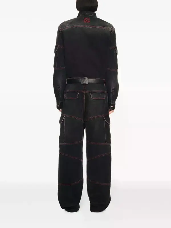 Off-White Script Samurai Straight Jeans
