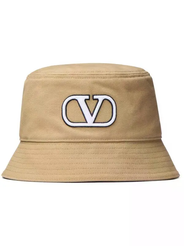 Valentino Garavani Vlogo Signature Bucket Hat - Neutrals