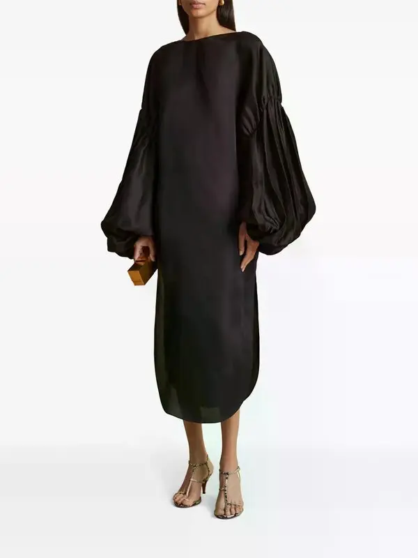 Khaite Zelma Silk Maxi Dress
