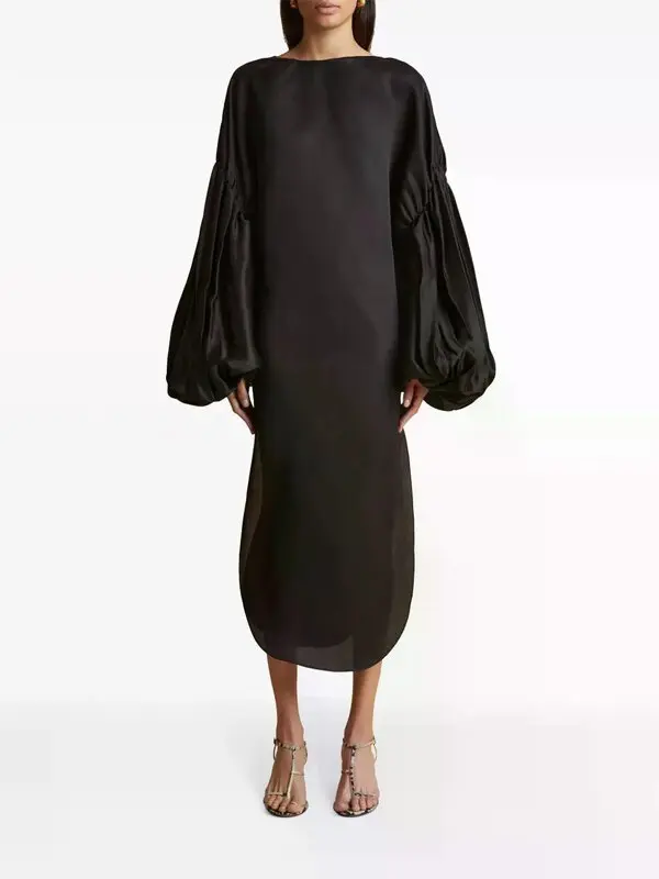 Khaite Zelma Silk Maxi Dress