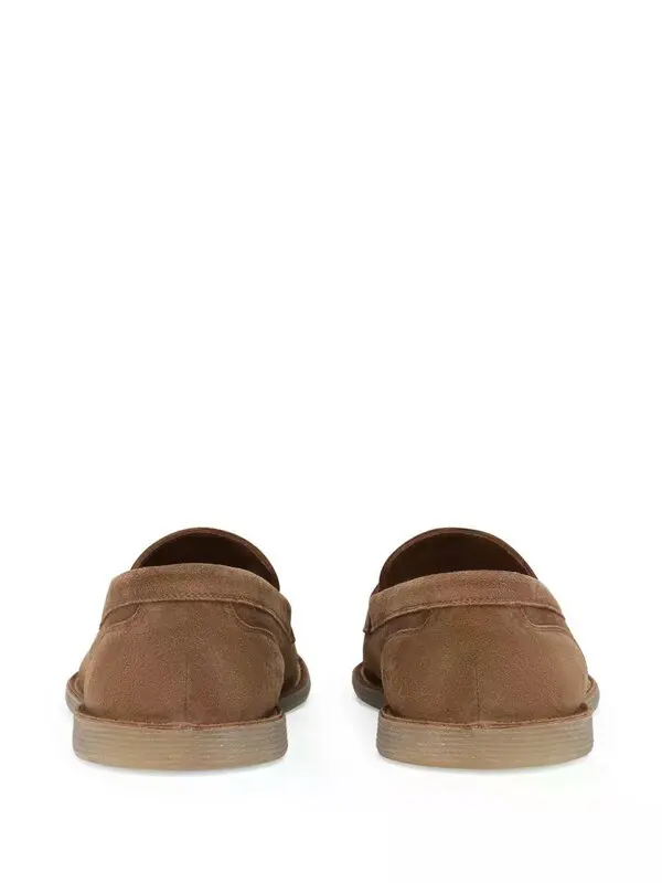 Dolce & Gabbana Logo-plaque Suede Loafers