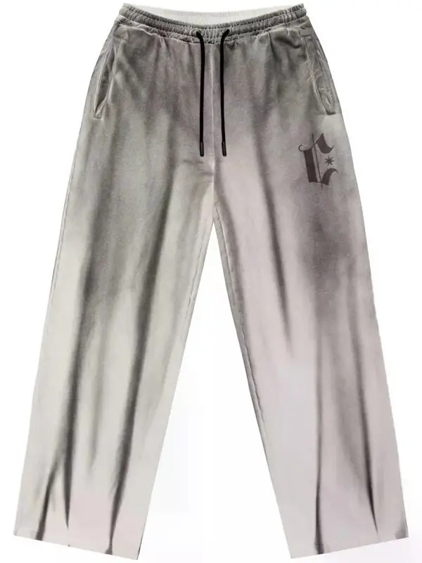 COUNTY OF MILAN Spray-effect Track Pants - Neutrals