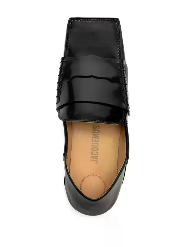 Jacquemus The Carré Loafers - Black