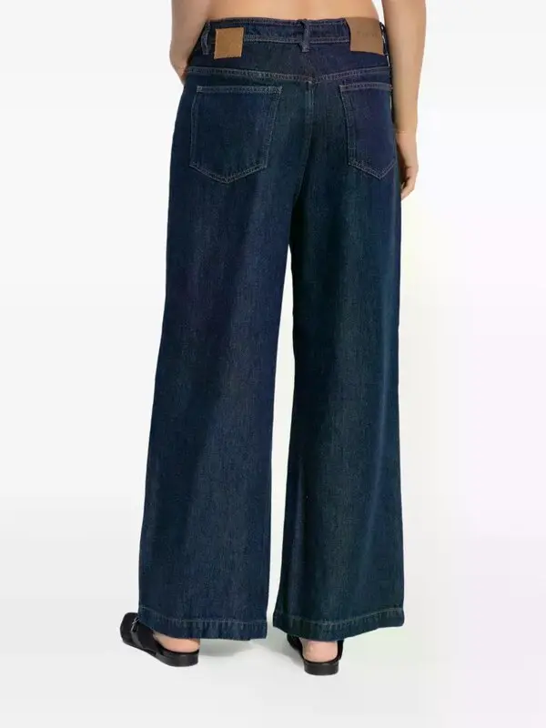 Munthe Drawstring Wide-leg Jeans