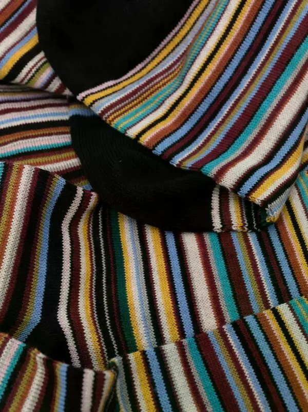 Paul Smith Intarsia-knit Striped Socks Set Of Three