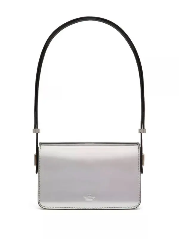 Valentino Garavani Small Letter Mirrored Shoulder Bag - Silver