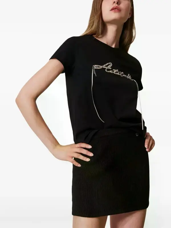 TWINSET Logo-embellished T-shirt