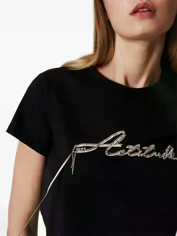 TWINSET Logo-embellished T-shirt