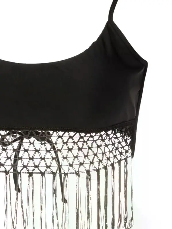 AMIR SLAMA Macramé Fringe-trim Bikini Set