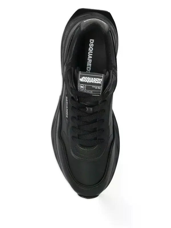 Dsquared2 Sprinter Leather Sneakers - Black