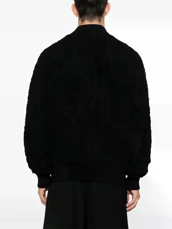 Versace Baroque-pattern Reversible Bomber Jacket
