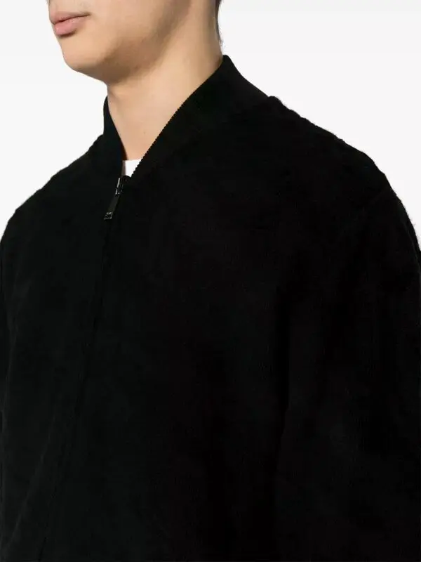 Versace Baroque-pattern Reversible Bomber Jacket