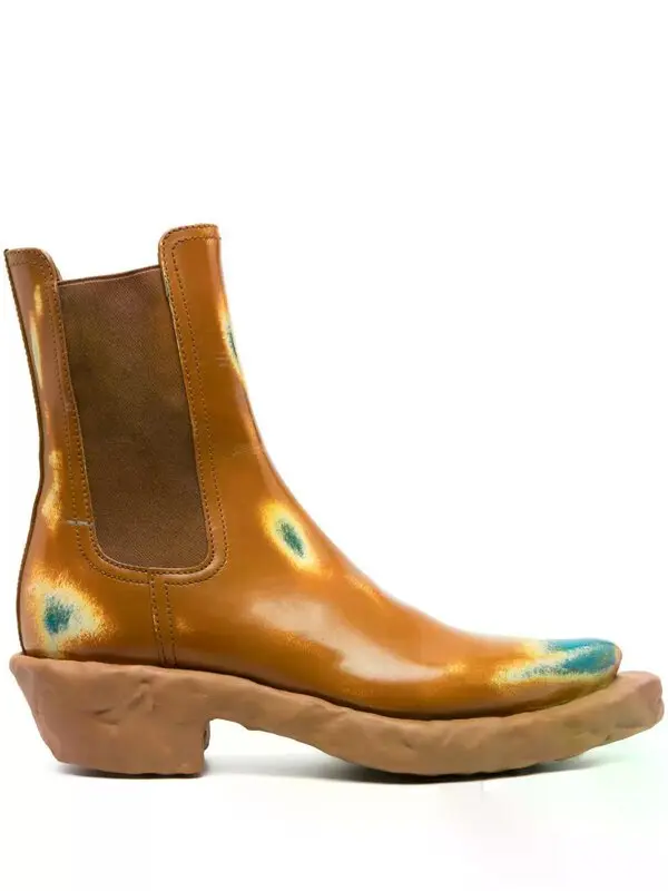 Camper Venga Pointed-toe Ankle Boots - Brown