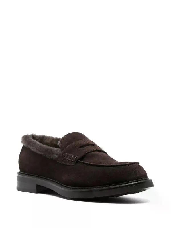 DOUCAL'S Suede Loafers - Brown