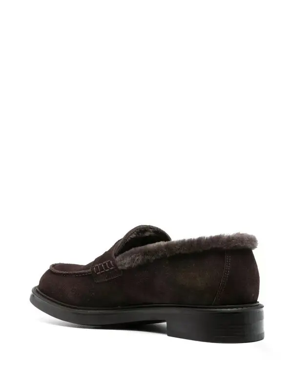DOUCAL'S Suede Loafers - Brown