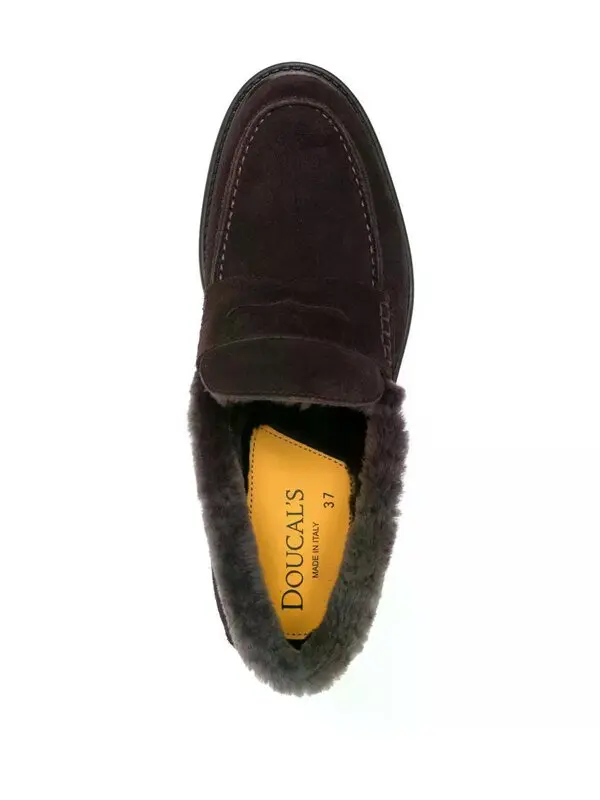 DOUCAL'S Suede Loafers - Brown