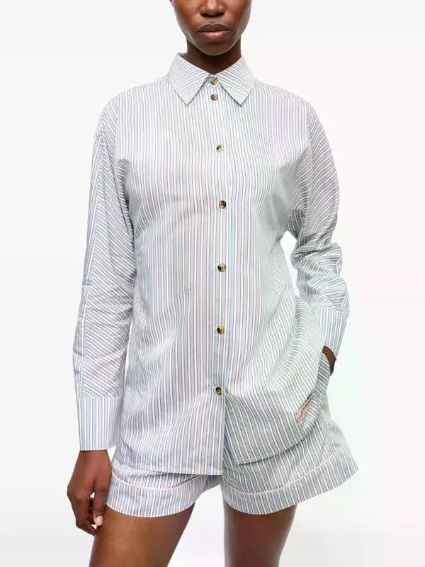 GANNI Striped Shirt