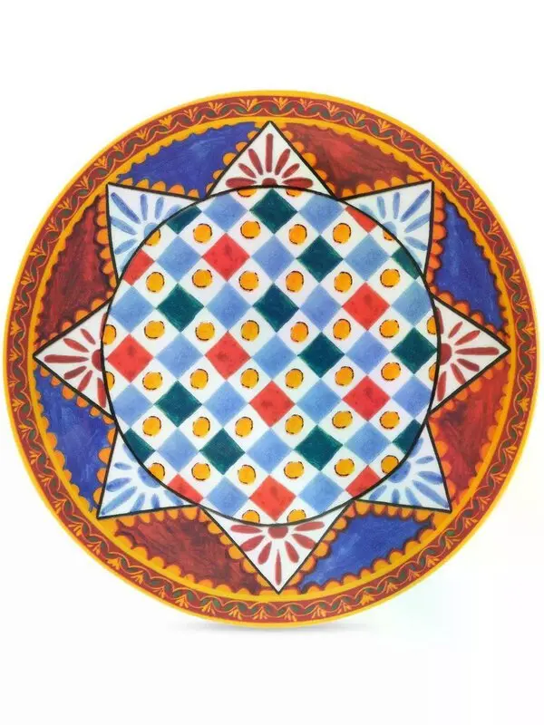 Dolce & Gabbana Porcelain Bread Plates - Blue