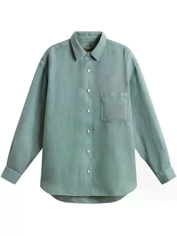 Woolrich Linen Shirt - Green