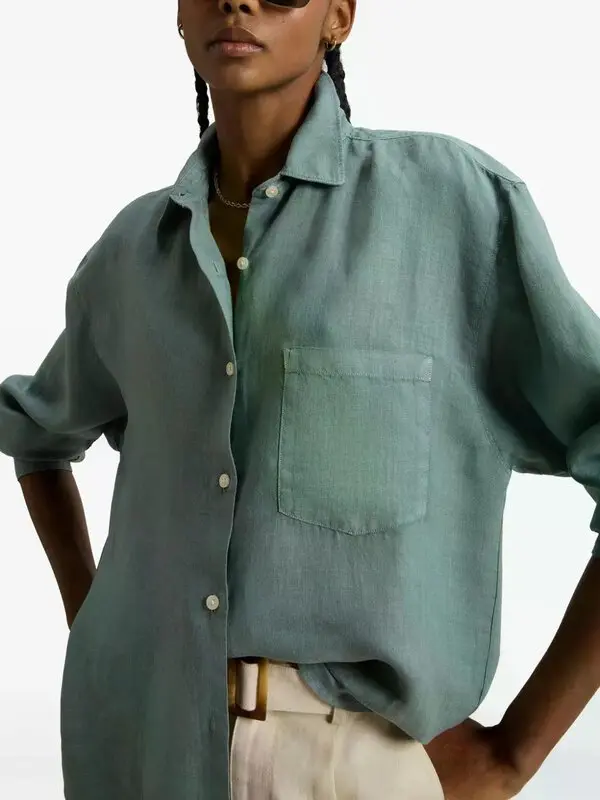 Woolrich Linen Shirt - Green