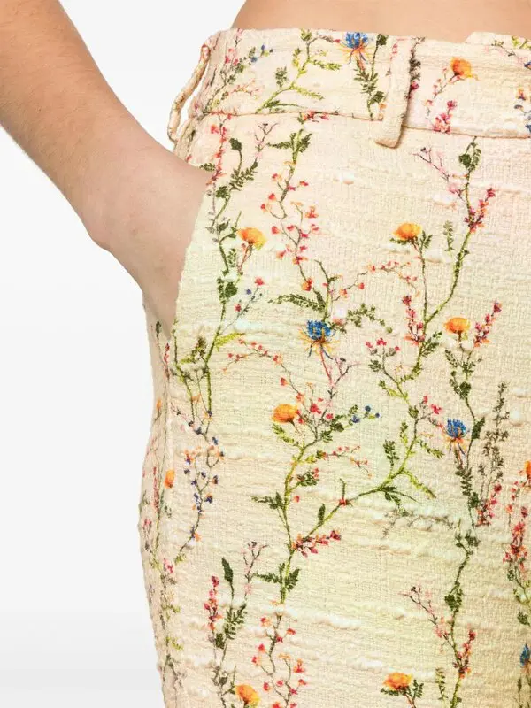 La DoubleJ 24/7 Floral Straight-leg Trousers