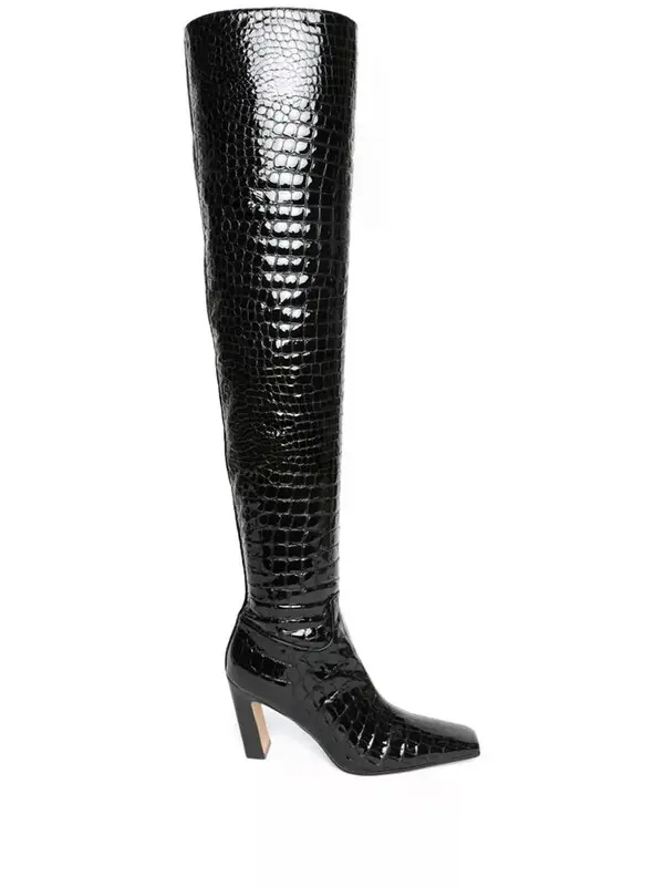 Khaite Marfa 85mm Leather Boots