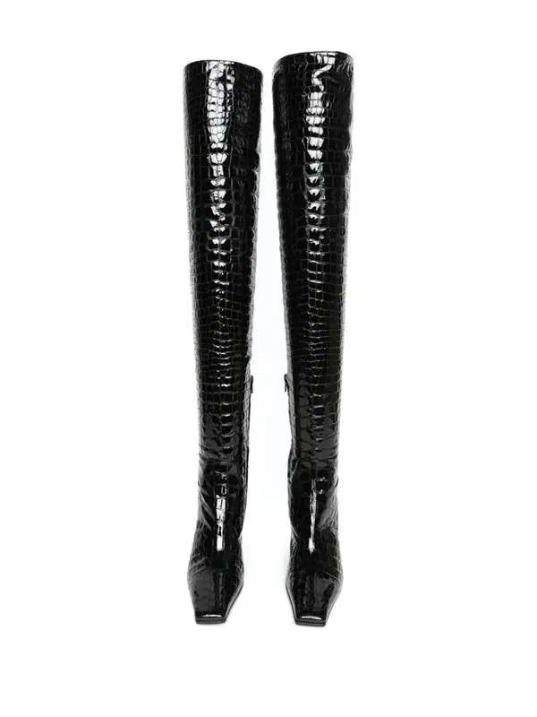 Khaite Marfa 85mm Leather Boots