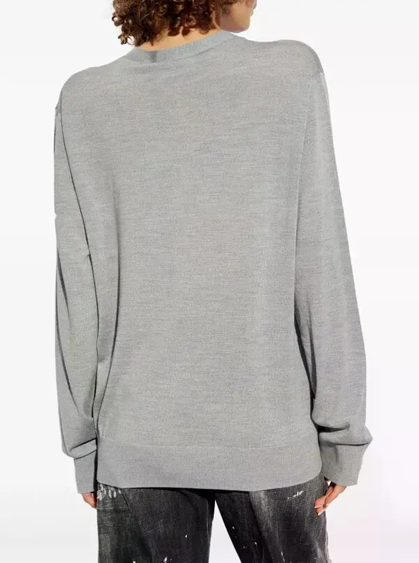 Dsquared2 Logo-embroidered Cardigan