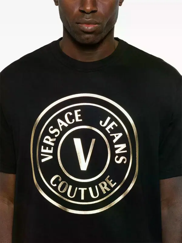 Versace V-emblem T-shirt - Black