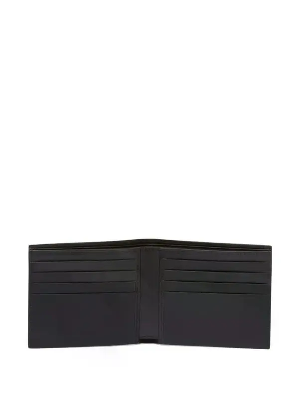 Prada Logo-plaque Bi-fold Wallet - Black