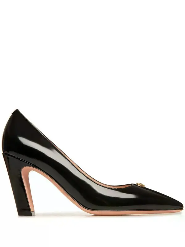 Bally Emblem-plaque Leather Pumps
