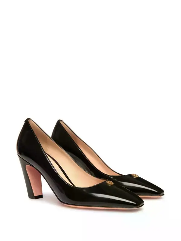 Bally Emblem-plaque Leather Pumps