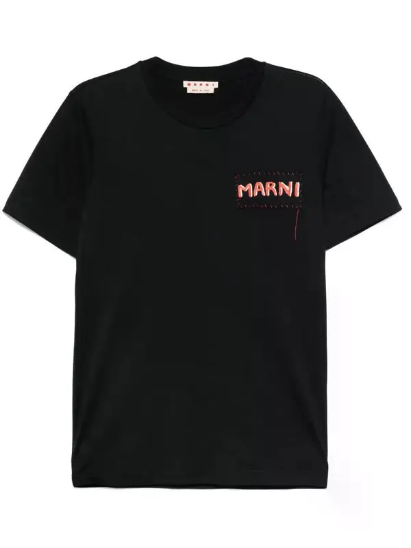 Marni Cotton Jersey T-shirt - Black