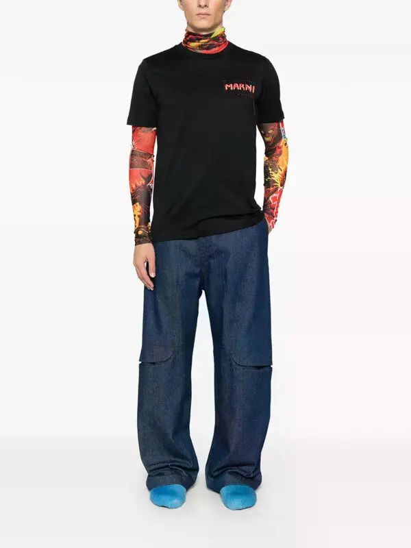 Marni Cotton Jersey T-shirt - Black
